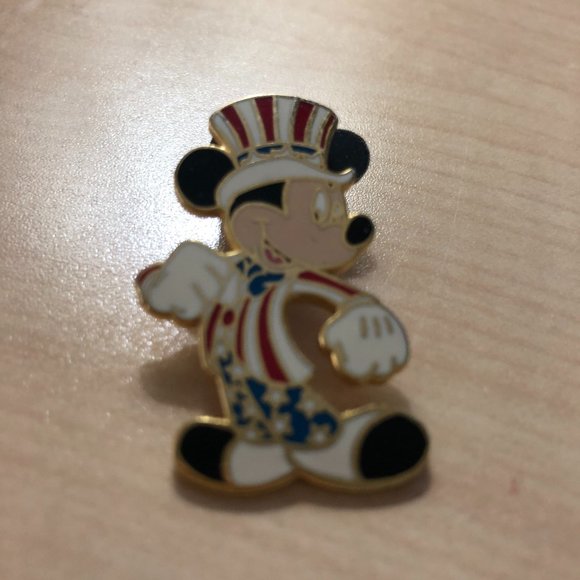 Disney | Jewelry | Uncle Sam Mickey Mouse Collectible Trading Pin ...